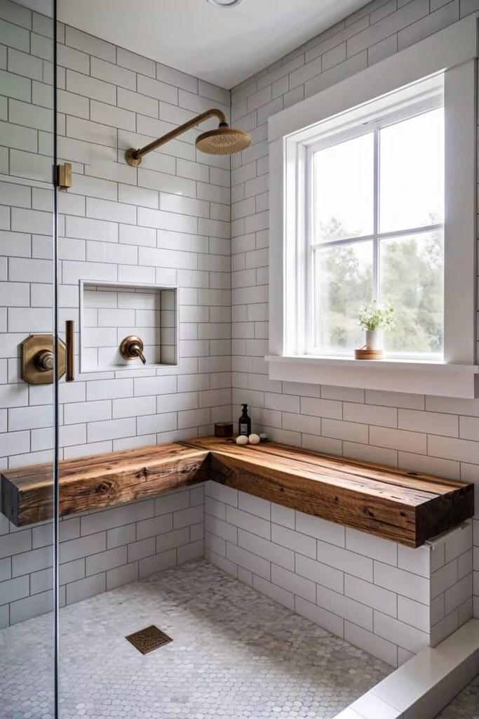 14 Farmhouse Shower Ideas That Blend Rustic Charm With Modern Luxury