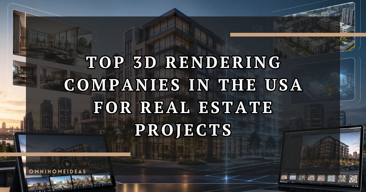 Top 3D Rendering Companies in the USA for Real Estate Projects