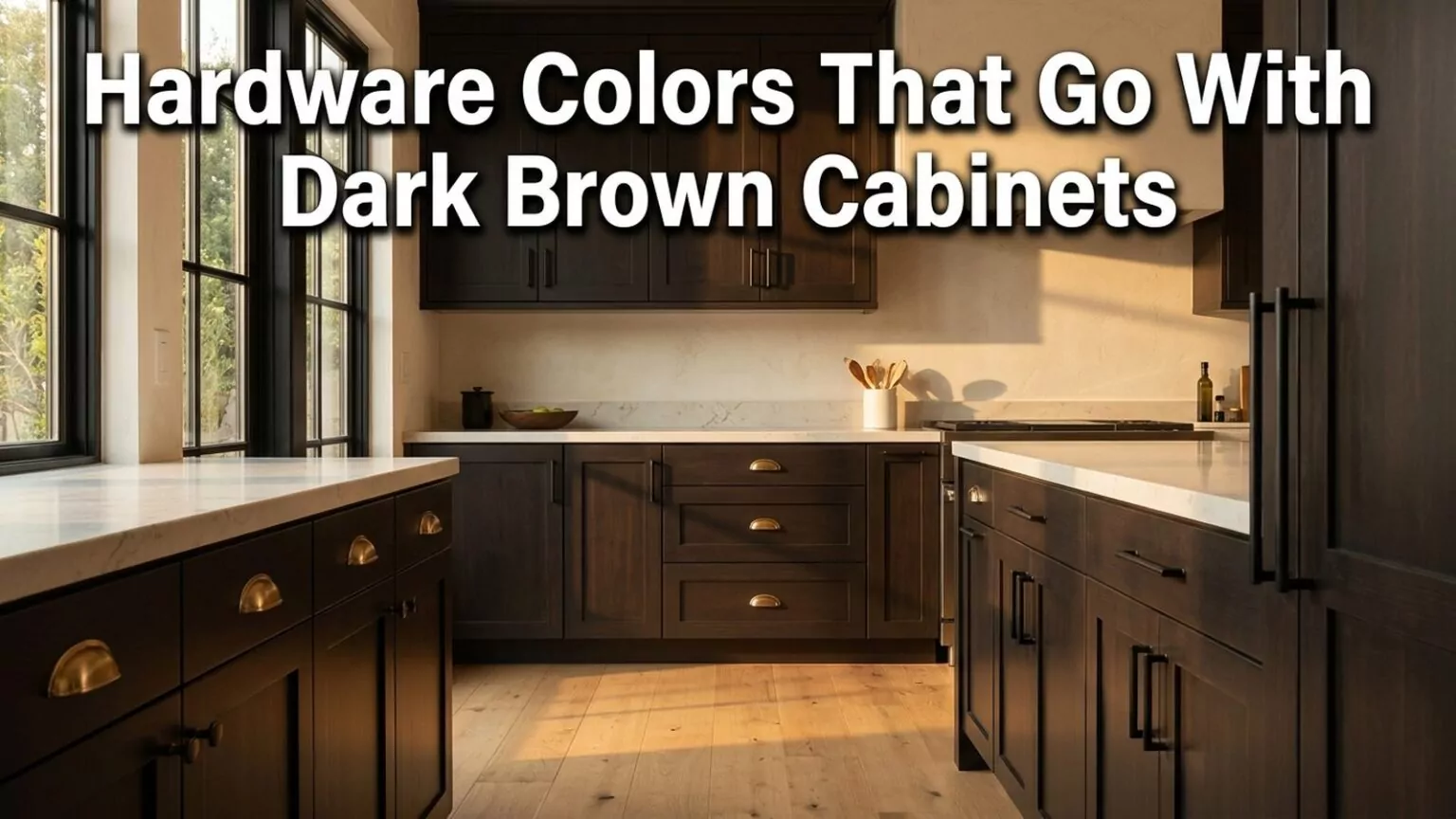 10 Hardware Colors for Dark Brown Cabinets